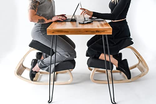 Sleekform Folding Desk Lightweight Portable Wood Table, Small Wooden Foldable No Assembly Required