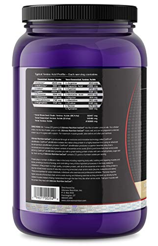 Ultimate Nutrition ISO Cool Whey Isolate Protein Powder - Keto Friendly - Sugar, Carb and Fat-Free - 23 Grams of Protein Per Serving, Vanilla, 2 Pounds
