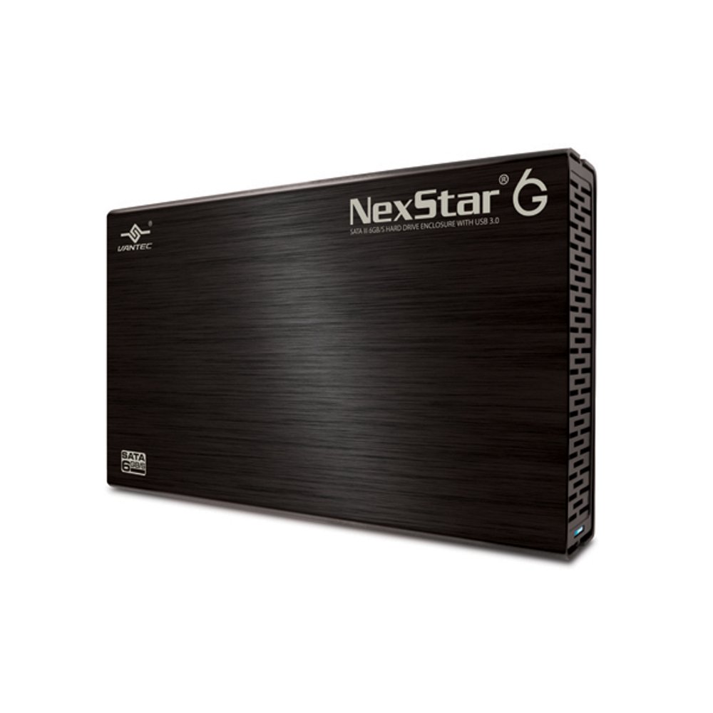 Vantec 3.5-Inch SATA 6GB/s to USB 3.0 HDD Enclosure, Black (NST-366S3-BK)