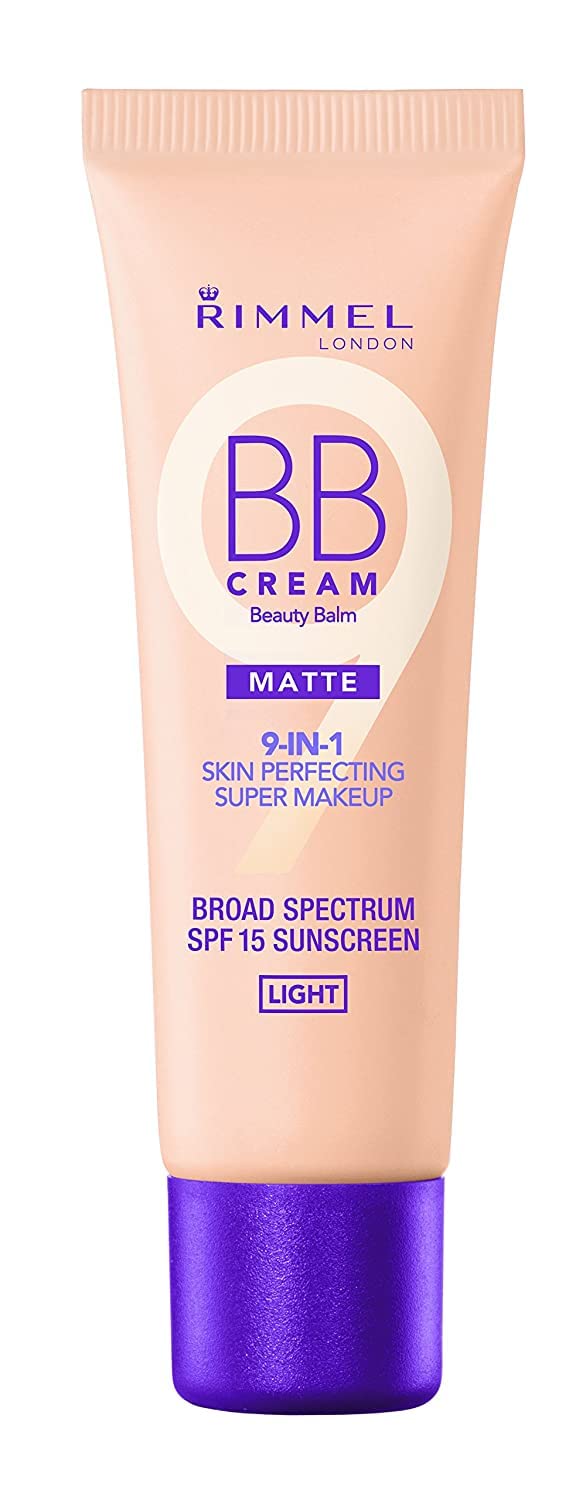 Rimmel London Match Perfection - 001 Light - BB Cream, Lightweight, SPF 25, Minimizes the Look of Pores, 1oz