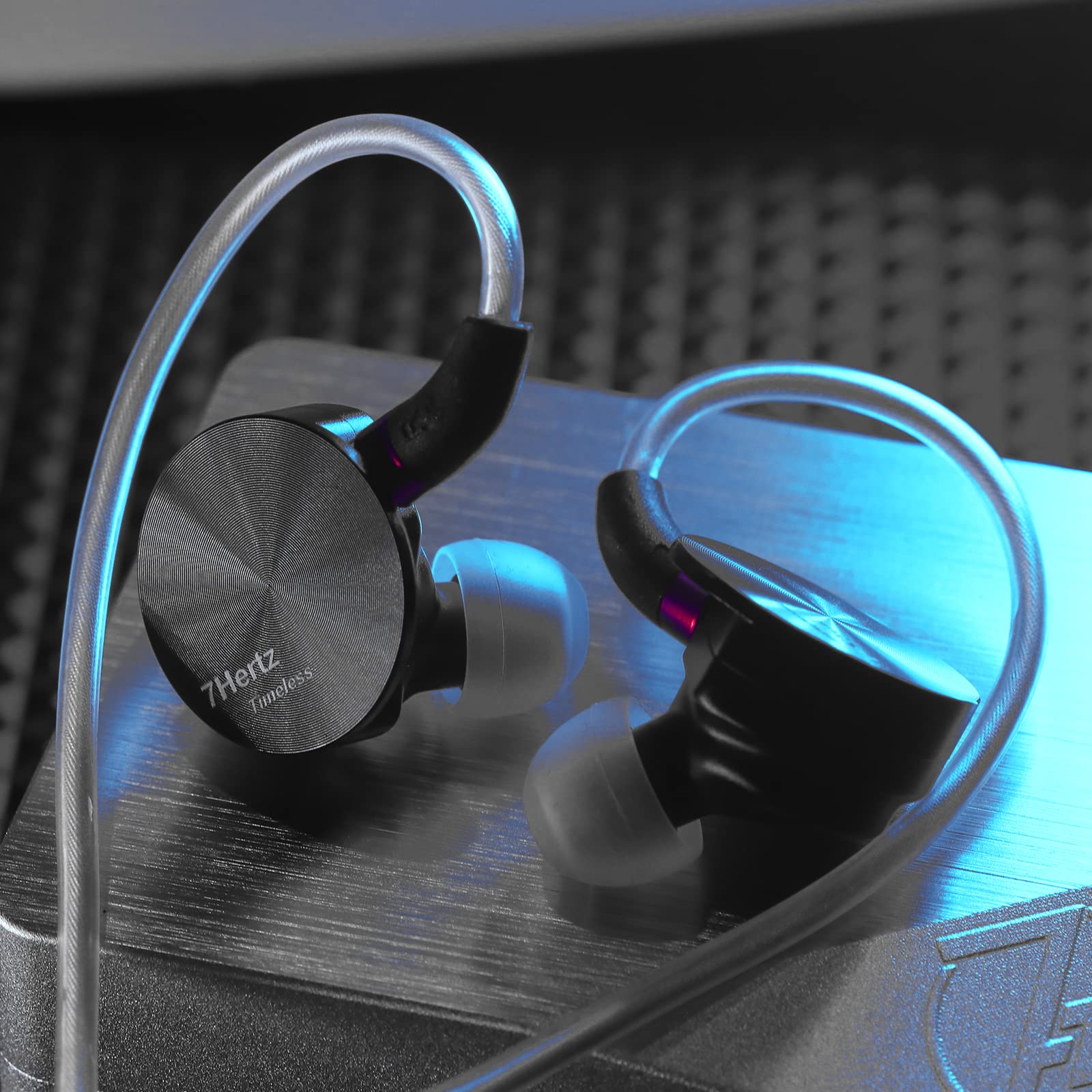 Linsoul 7HZ Timeless 14.2mm Planar HiFi in-Ear Earphone with CNC Aluminum Shell, Detachable MMCX Cable (2.5mm)