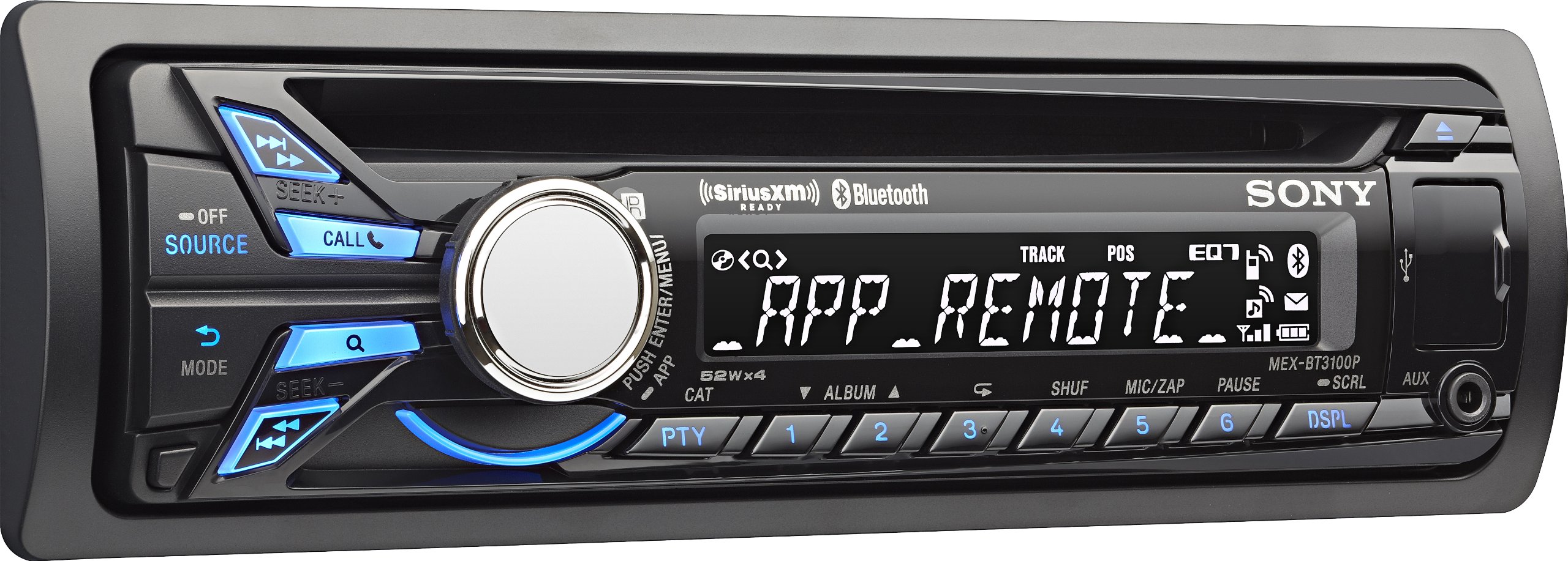 Sony MEXBT3100P Bluetooth Digital Media CD Receiver with Pandora Control (Discontinued by Manufacturer)
