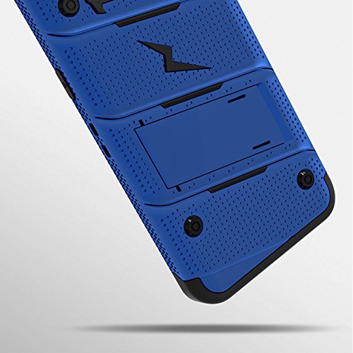 Samsung Galaxy S8 Plus Case, Zizo [Bolt Series] w/ [Galaxy S8 Plus Screen Protector] Kickstand [12 ft. Military Grade Drop Tested] Holster Clip - S8+