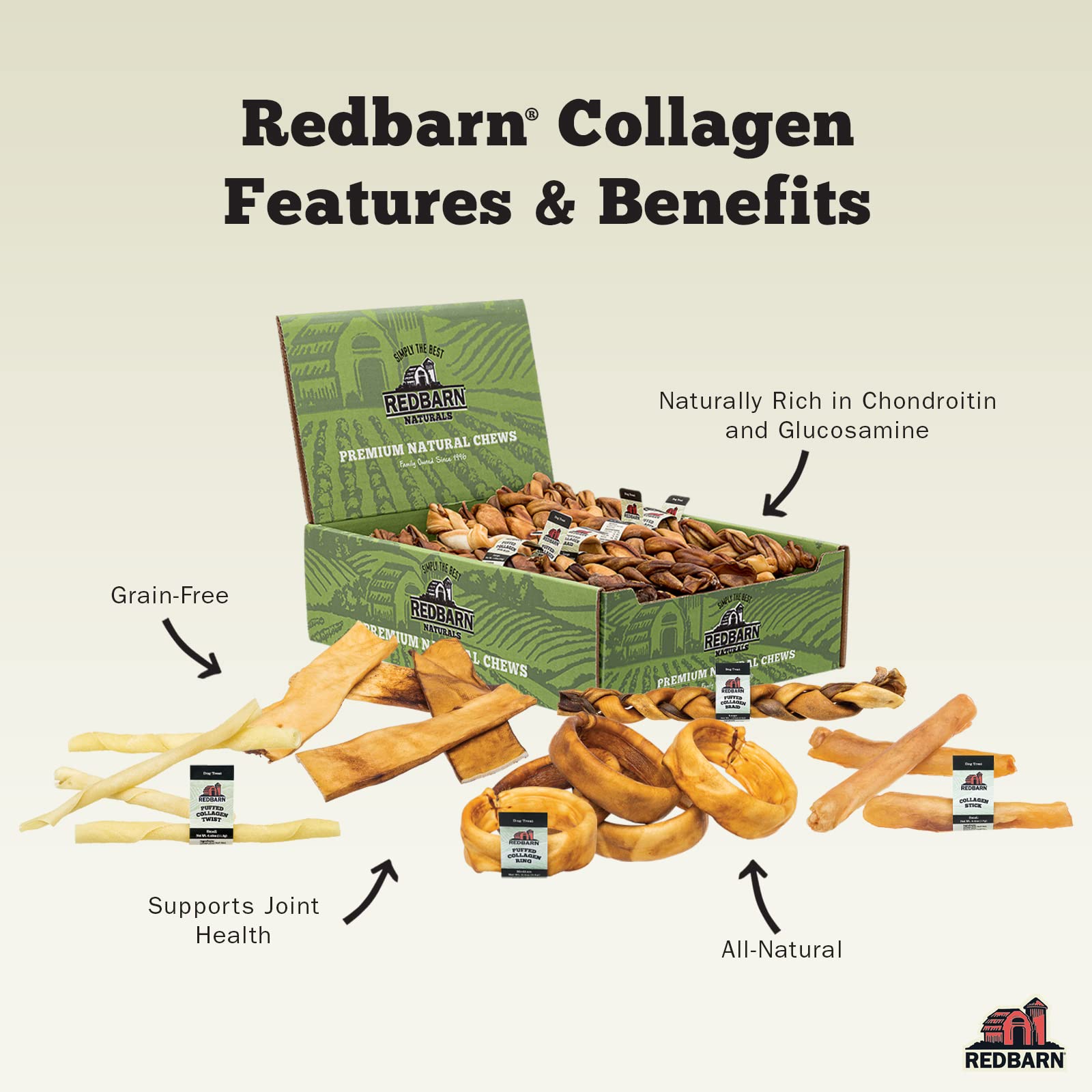 Redbarn Collagen Ring - Medium (Pack of 20)