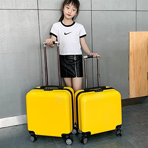 TACRIG Suitcase Rolling Luggage Wheeled Bag 18 inch Kids Suitcase Boy Girl Carry-Ons ABS Luggage Students Trolley Suitcase