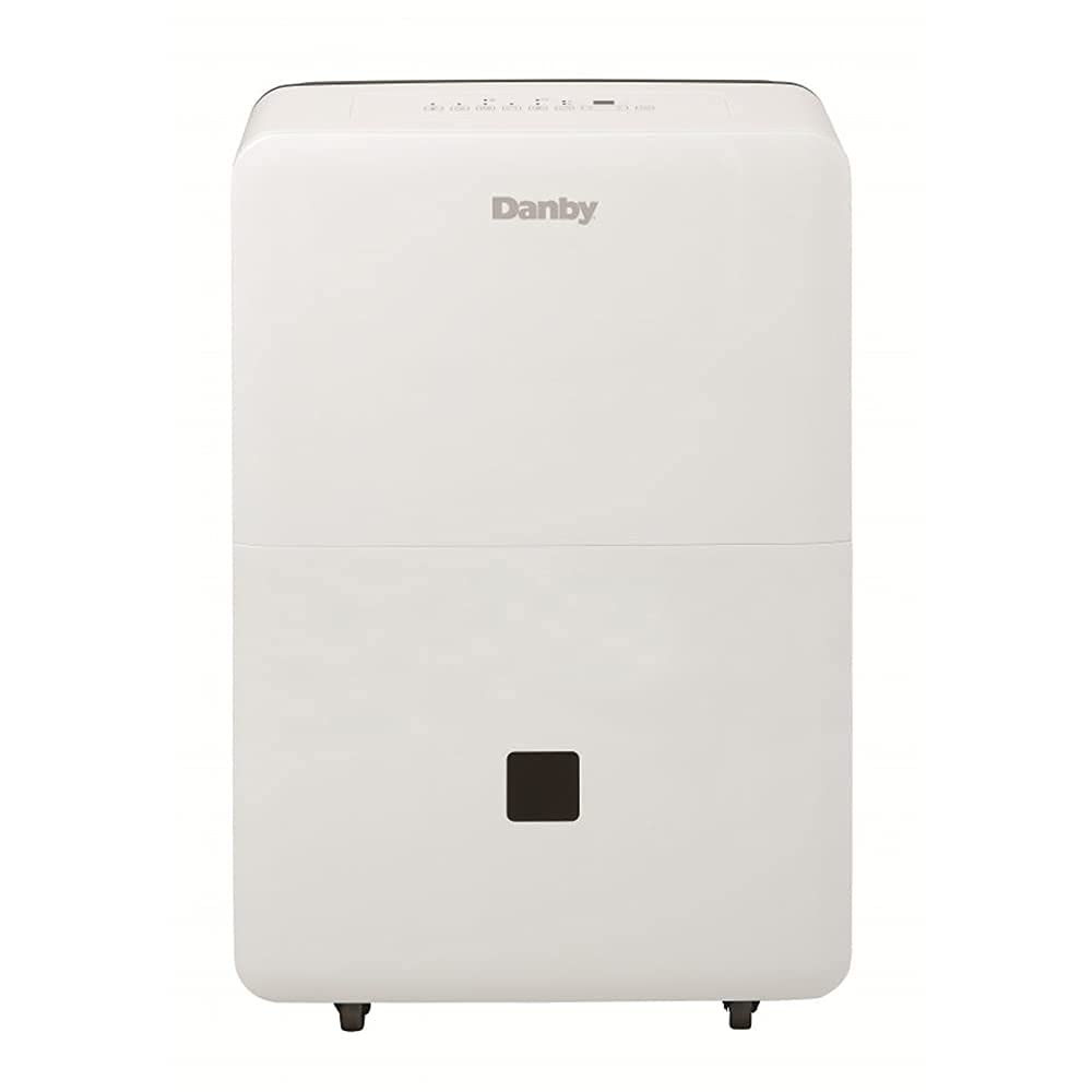 Danby RBDDR050BJPW 50 Pint DoE Dehumidifier with Pump Recertified (Renewed)