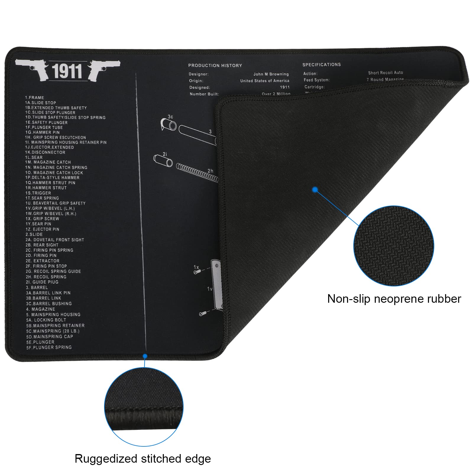 CYTAC Mega-Fit Light Bearing OWB Holster Compatible with Streamlight TLR-2/TLR-1 HL, Right Hand