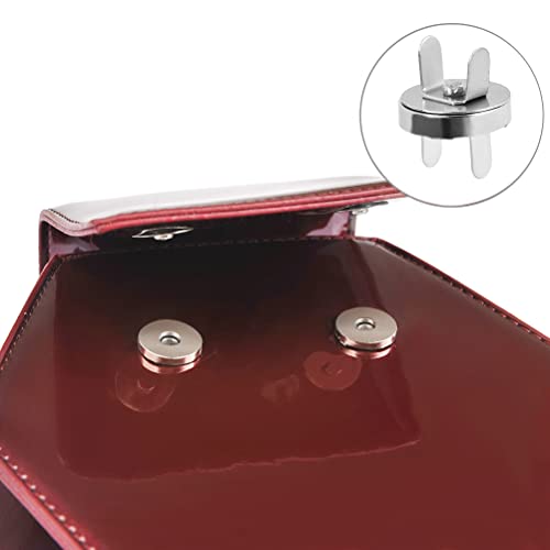 TIMESETL 40 Sets 14mm/18mm Magnetic Button Clasps Snaps Fastener Clasps DIY Craft Sewing Buttons Knitting Buttons Sets for Sewing, Craft, Purses, Bags, Clothes, Leather, 4 Colors