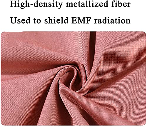 Wzglod 5G Anti-Radiation Pregnant Blanket Radiation Protection Cotton Blanket Maternity Baby EMF Shield Shield Soft and Breathable,A