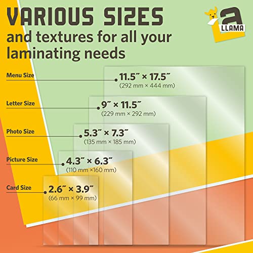 Thermal Laminating Pouches, 11.5 x 17.5 Inches, 3 Mil, 20 Pack of Menu Size Large Thermal Laminating Sheets, Suited for Laminating Sheets 11x17