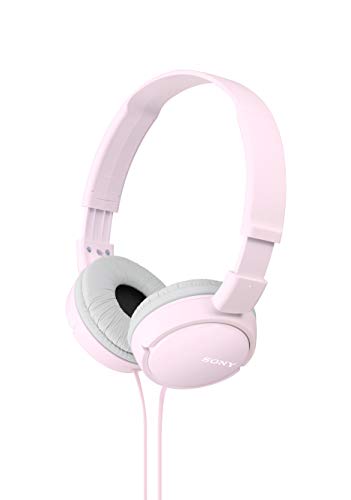 Sony MDRZX110AP ZX Series Extra Bass Smartphone Headset with Mic (Pink)