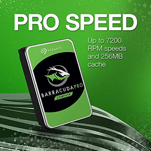 Seagate Barracuda Pro 14TB Internal Hard Drive Performance HDD β 3.5 Inch SATA 6 Gb/s 7200 RPM 256MB Cache for Computer Desktop PC (ST14000DM001) (Renewed)