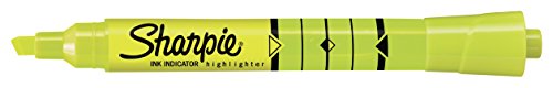 Sharpie Ink Indicator Tank Highlighters, Chisel Tip, Assorted Fluorescent, 4 Count (2021244)