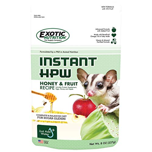 Sugar Glider Complete Food Starter Package - Nutritionally Complete Pellet Diet & High Protein Supplemental Food for Sugar Gliders⦠(2 Piece Set)