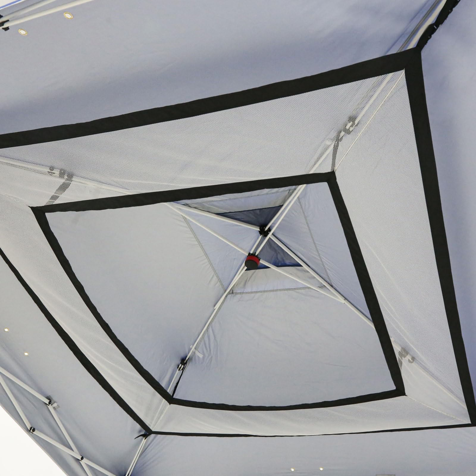 EAGLE PEAK 10x10 Pop up Canopy Tent Mesh Shelf, Universal Gear Loft Hanging Shelf, Fits for Most 10x10 Instant Canopies, Outdoor Canopy Shelf