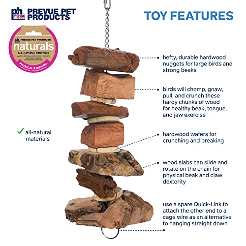 Prevue Pet Products Naturals Physical & Mental Munch 'n' Crunch Bird Toy 62822