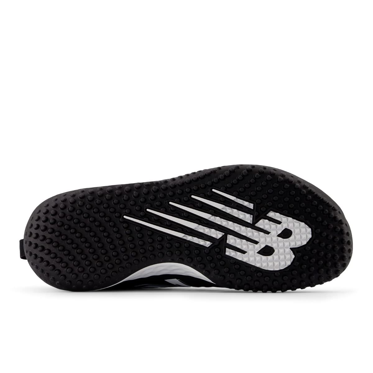 New Balance Women's Fresh Foam Velo V3 Turf-Trainer Softball Shoe, Black/White Synthetic, 8 Wide