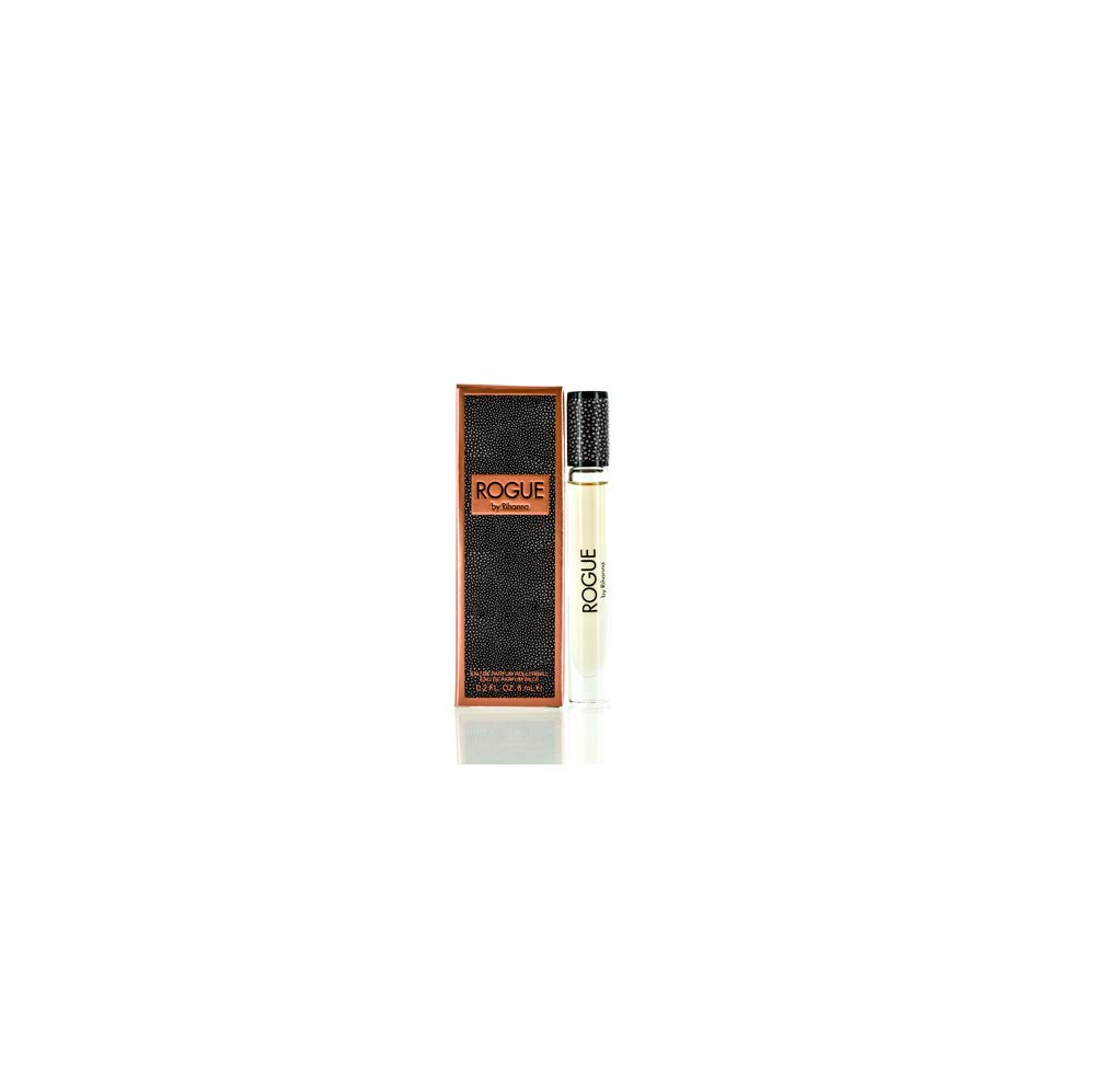Rihanna Rogue EDP Rollerball 0.2 Oz (6.0 Ml) - Oriental Floral Scent - Travel Size - Cruelty Free - 73 Milliliters