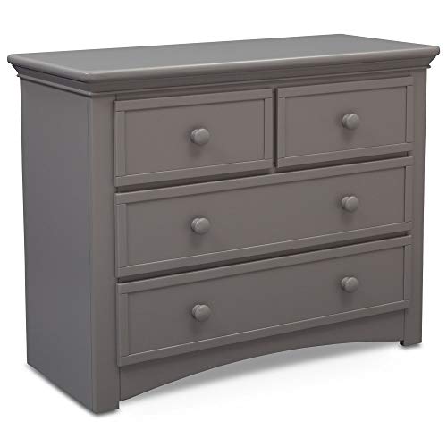 Serta 4 Drawer Dresser, Greenguard Gold Certified, Grey