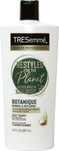 TRESemmé Botanique Conditioner Nourish and Replenish Coconut and Aloe Vera Paraben-free, Dye-free, Silicone free Conditioner 22 oz