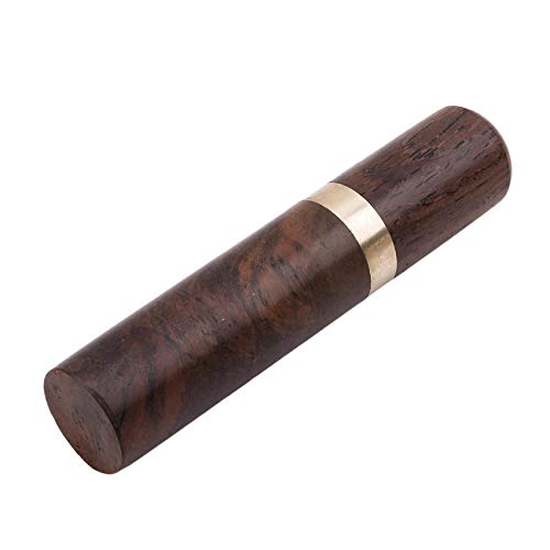 Rurah Portable Wooden Toothpick Holder Pocket Tooth Pick Holder Embroidery Hand Sewing Needle Storage Case Container,Ebony
