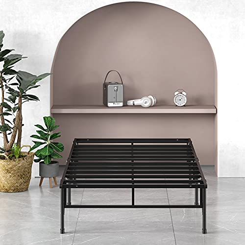 ZINUS SmartBase Compack Mattress Foundation / 14 Inch Metal Bed Frame / No Box Spring Needed / Sturdy Steel Slat Support, Twin