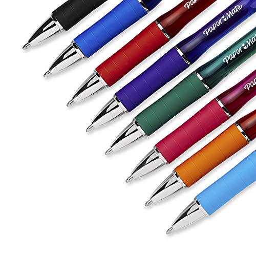 Paper Mate Profile Elite Retractable Ballpoint Pens, Bold Point (1.4mm), Red, Box of 12 (2067505)