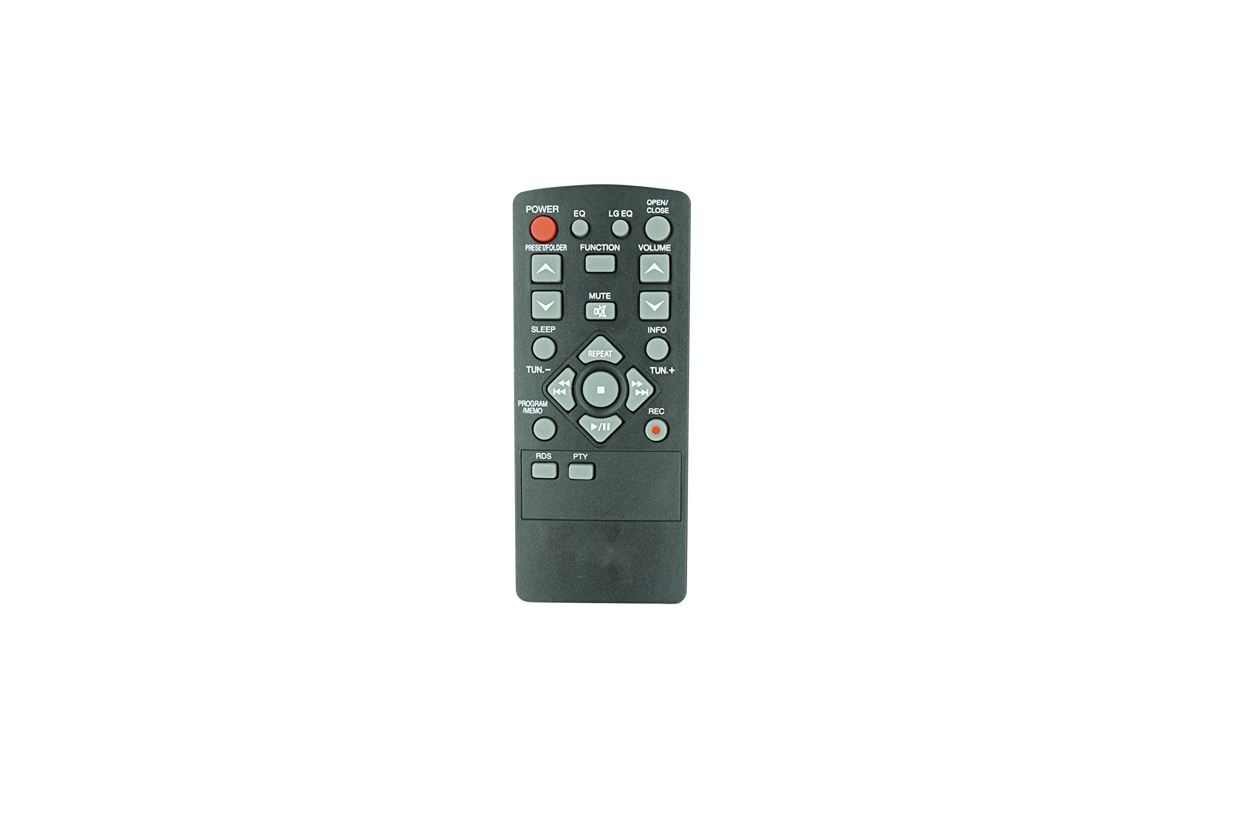 HCDZ Replacement Remote Control for LG COV30849818 CM1530 CM1530BT XA105 XAS105F XA16DAB XAS16F Micro Mini Hi-fi Audio System