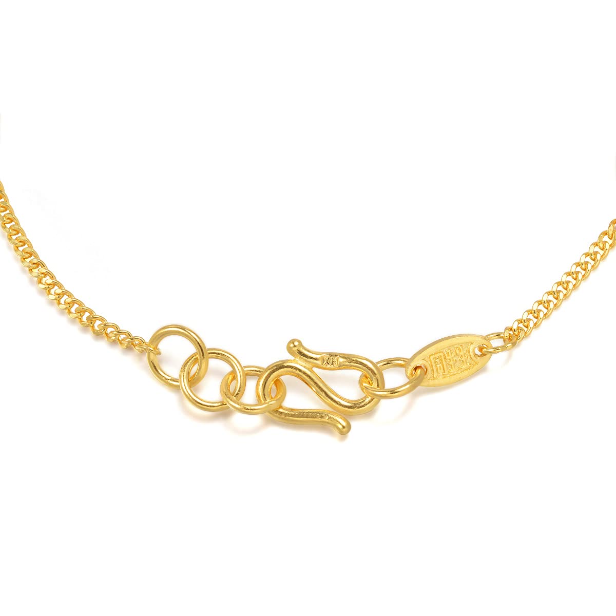 CHOW SANG SANG 999.9 24K Solid Gold Price-by-Weight 5.29g Gold Bracelet 50737B