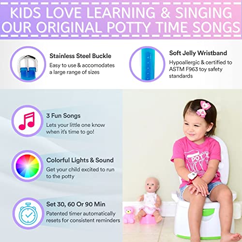 We're The Original Potty Watch, We Remind Your Kiddo It's Time to Go, Pink