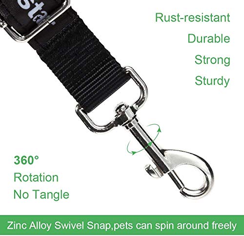 Vastar Double Dog Walker, Adjustable Heavy Duty Double Dog Leash for Pets, No Tangle Two Dogs Training Leash for Dogs up to 110 Pounds, Premium Quality Dog Leash Coupler for 2 Dogs