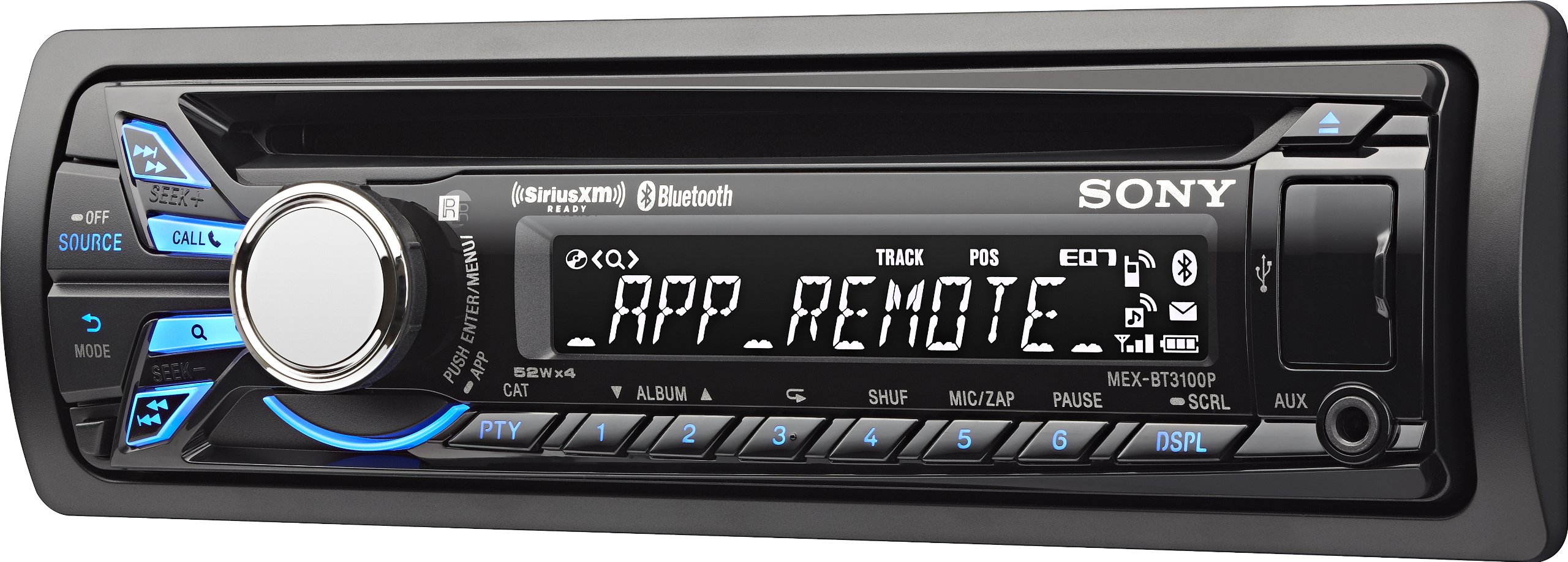 Sony MEXBT3100P Bluetooth Digital Media CD Receiver with Pandora Control (Discontinued by Manufacturer)