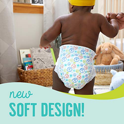 Seventh Generation Baby Diapers Size 5 Diapers Protection Diapers Chlorine Free Size 5, 132 Count