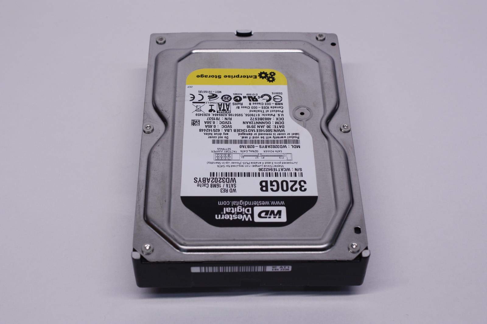 Western Digital WD3202ABYS-02B7A0 320GB DCM: DHRNHT2CHN