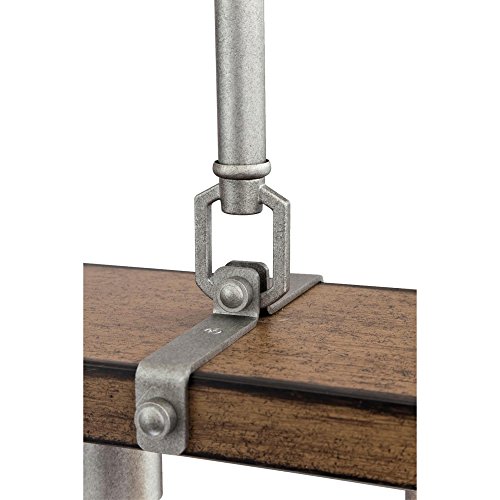 Westinghouse Lighting 6351700 Oak Lane Five-Light Indoor Chandelier, Barnwood & Galvanized Steel