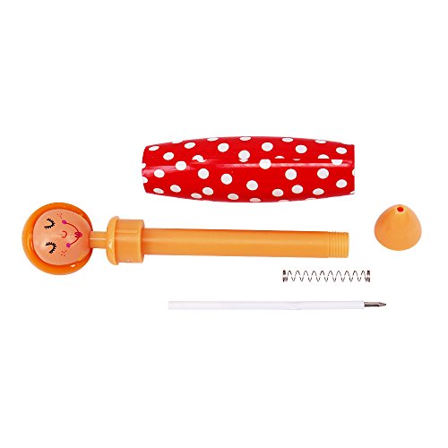 SunAngel® Originality Fashion Designed Doll Pen Cartoon ballpoint pen,Cute Creative Stationery and Office Supplies(5PCS)