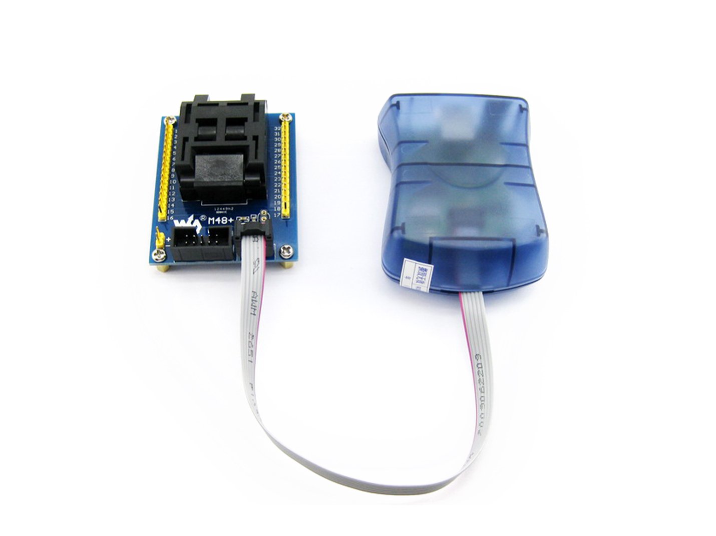 Waveshare-AVR Programmer USB AVRISP XPII Compatible with ATMEL at AVR ISP mk2 mkII in-System Programmer Supports AVR Studio 4/5/6/7 Or Higher Version