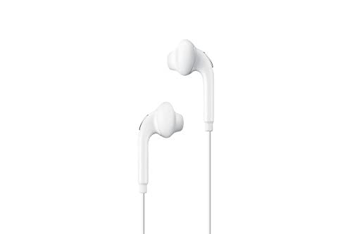 Samsung Eo-Eg920Bw White Headset/Handsfree/Headphone/Earphone with Volume Control for Galaxy Phones (Non Retail Packaging - Bulk Packaging)