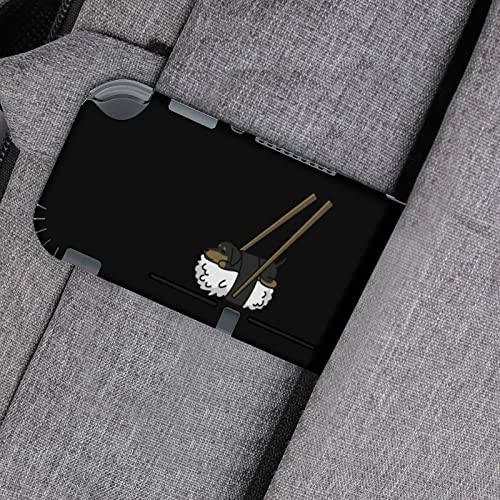 Funny Sushi Dachshund Decal Stickers Cover Set Full Wrap Skin for Switch Protection Faceplate Sticker for Switch