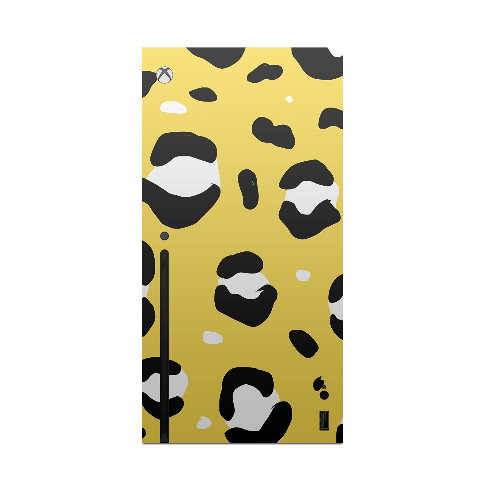 Head Case Designs Officially Licensed Grace Illustration Yellow Leopard Art Mix Matte Vinyl Sticker Gaming Skin Case Cover Compatible with Xbox Series X Console and Controller Bundle