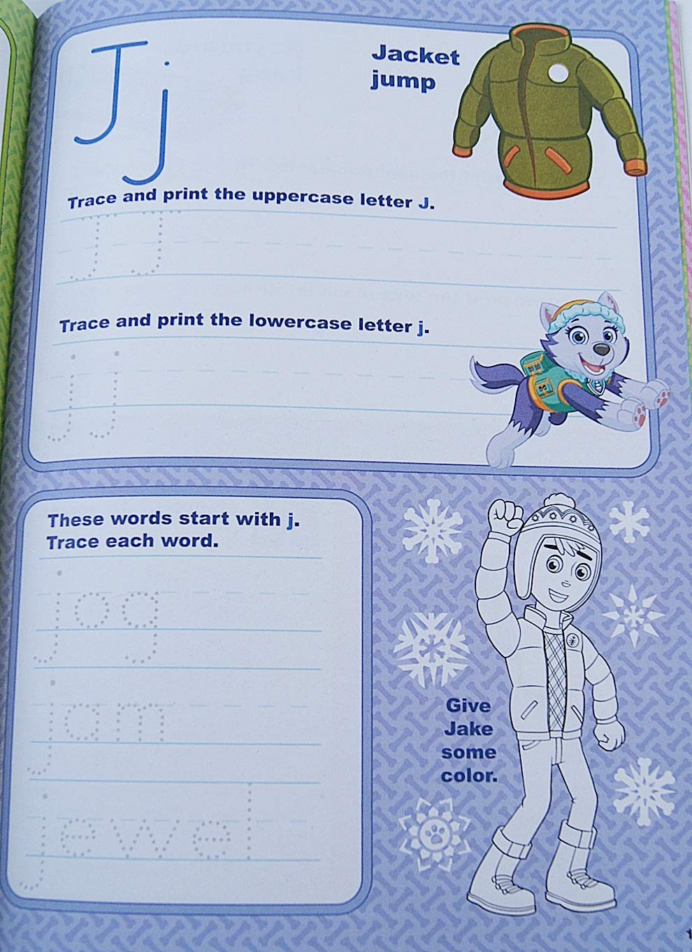 Pup Patrol Alphabet Pre-K Learning Workbook