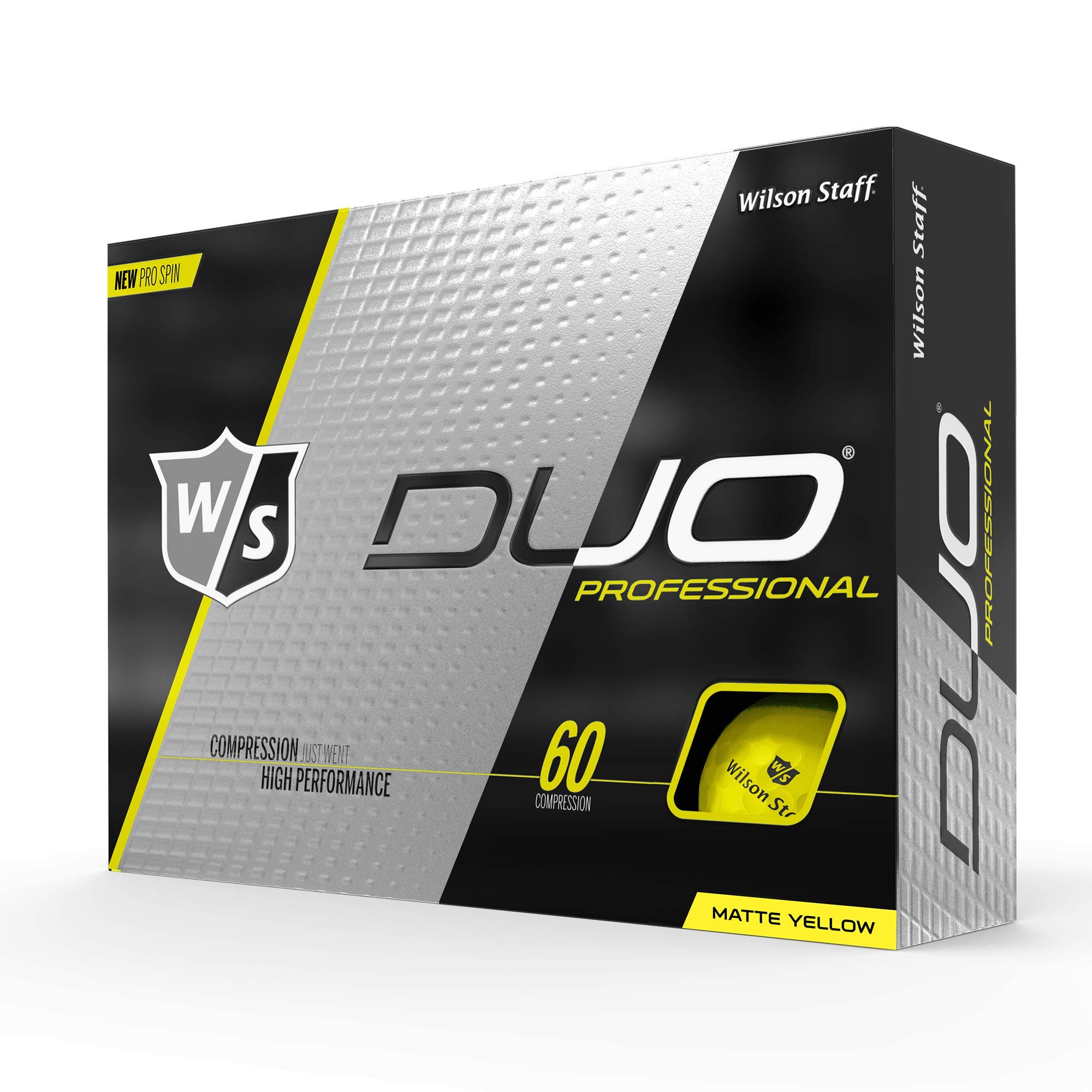 WILSON Staff DUO Golf Ball, Professional, Green