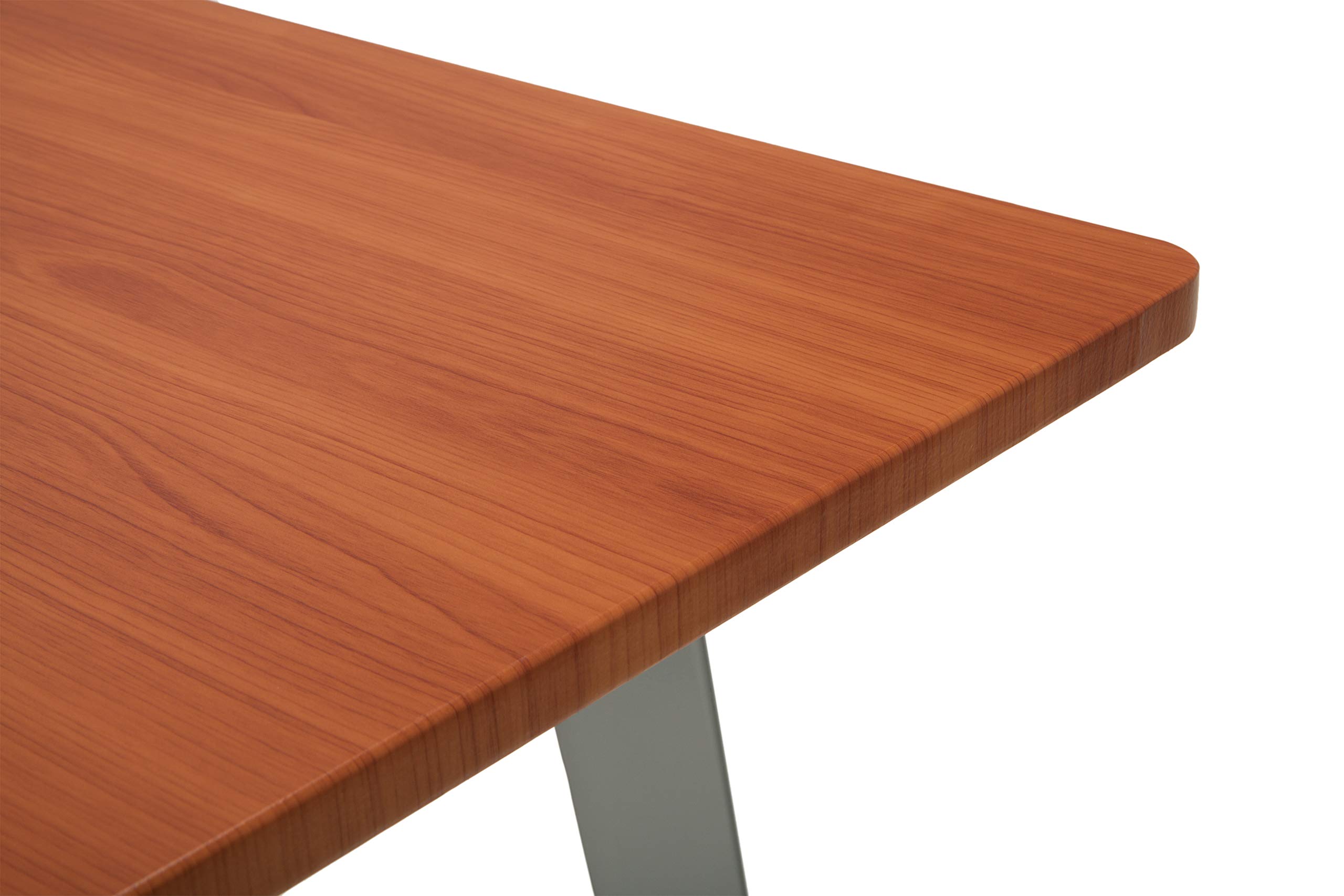 OFM Table Computer Desk, 55, Cherry