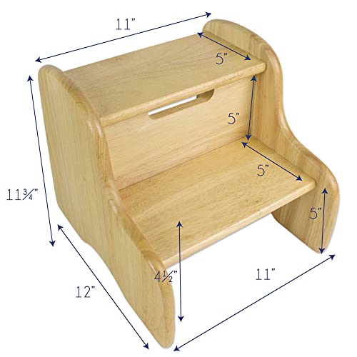Personalized Sea and Marine Natural Two Step Stool