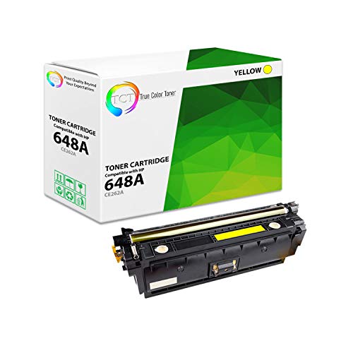 TCT Premium Compatible Toner Cartridge Replacement for HP 647A 648A CE260A CE261A CE262A CE263A Works with HP Color Laserjet CP4520 CP4025 CP4525 Printers (Black, Cyan, Magenta, Yellow) - 4 Pack