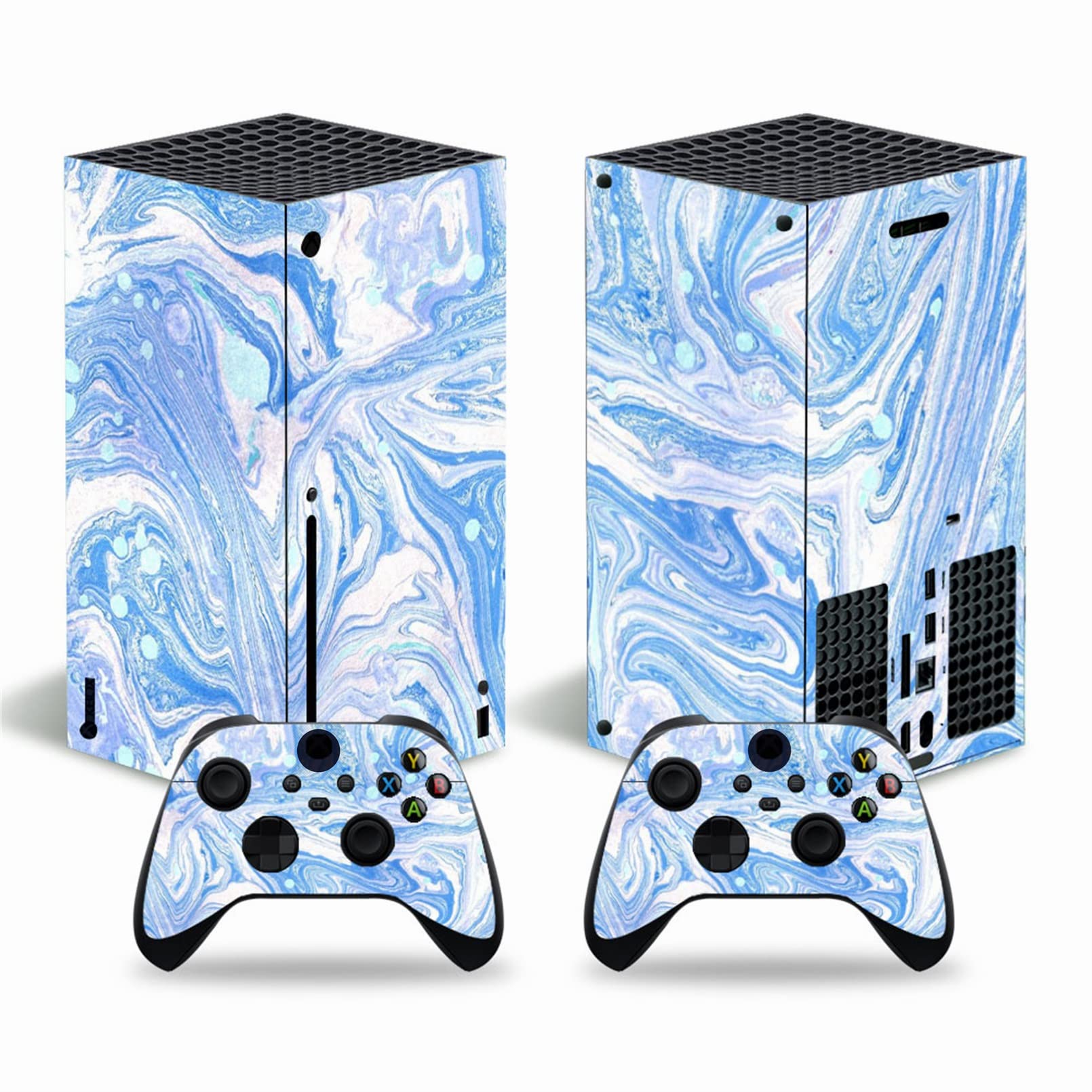 Top factory Skin Decal Protective Vinyl Skin Decal Cover for Series X Console Skins Wrap Sticker with Two Free Wireless Controller Decals 96751 Decal