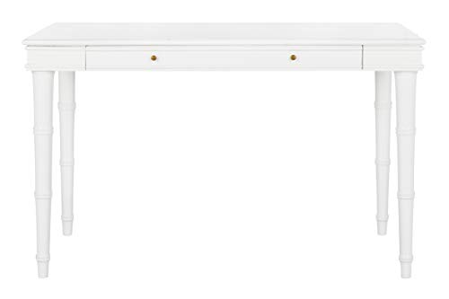 Safavieh Home Office Noely Modern Coastal White 1-drawer Writing Desk