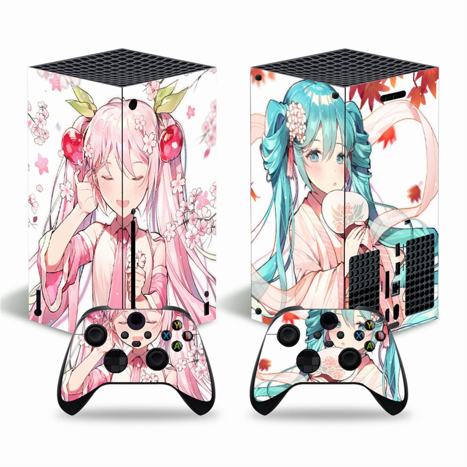 Top factory Skin Decal Protective Vinyl Skin Decal Cover for Series X Console Skins Wrap Sticker with Two Free Wireless Controller Decals 48163 Decal