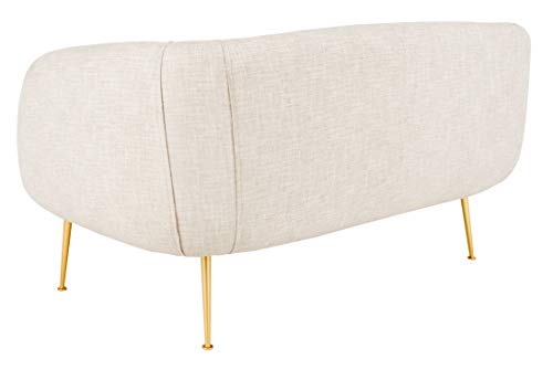 Safavieh Couture Collection Alena Glam Oatmeal Loveseat