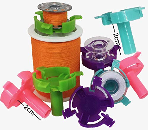 PeavyTailor 20pcs Bobbin Buddies Bobbin Holder Clamp Thread Organizer for Brother Sewing Machine #4
